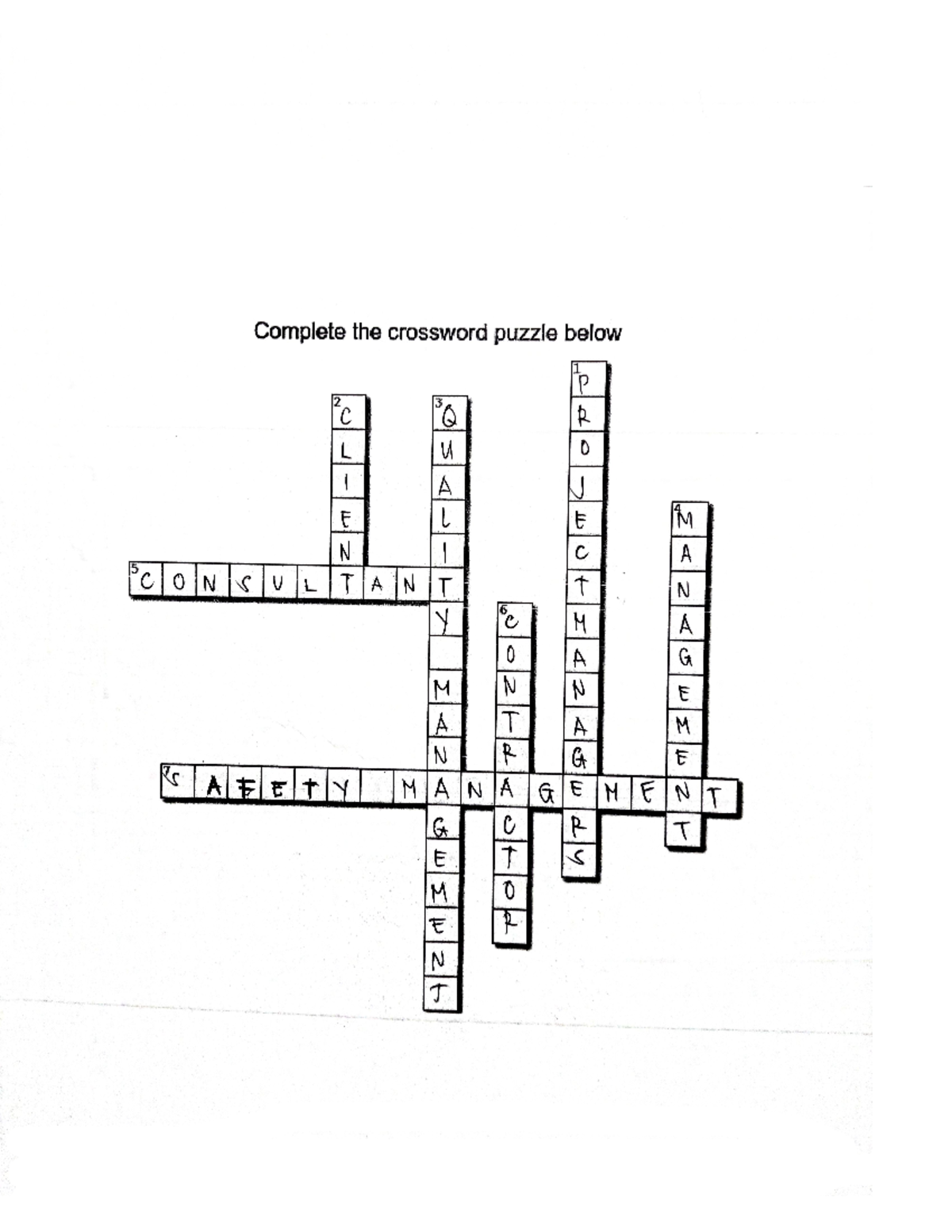 Civil engineering orientation students activity no - Studocu