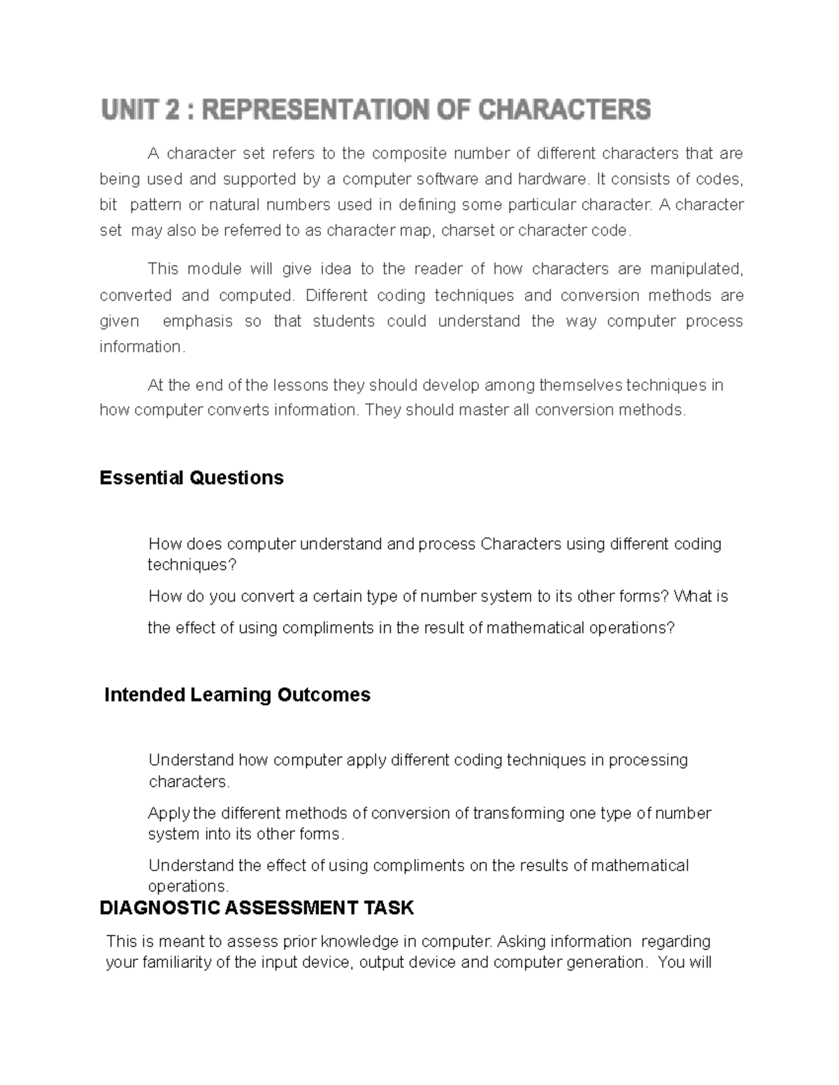 Programming - none - A character set refers to the composite number of ...