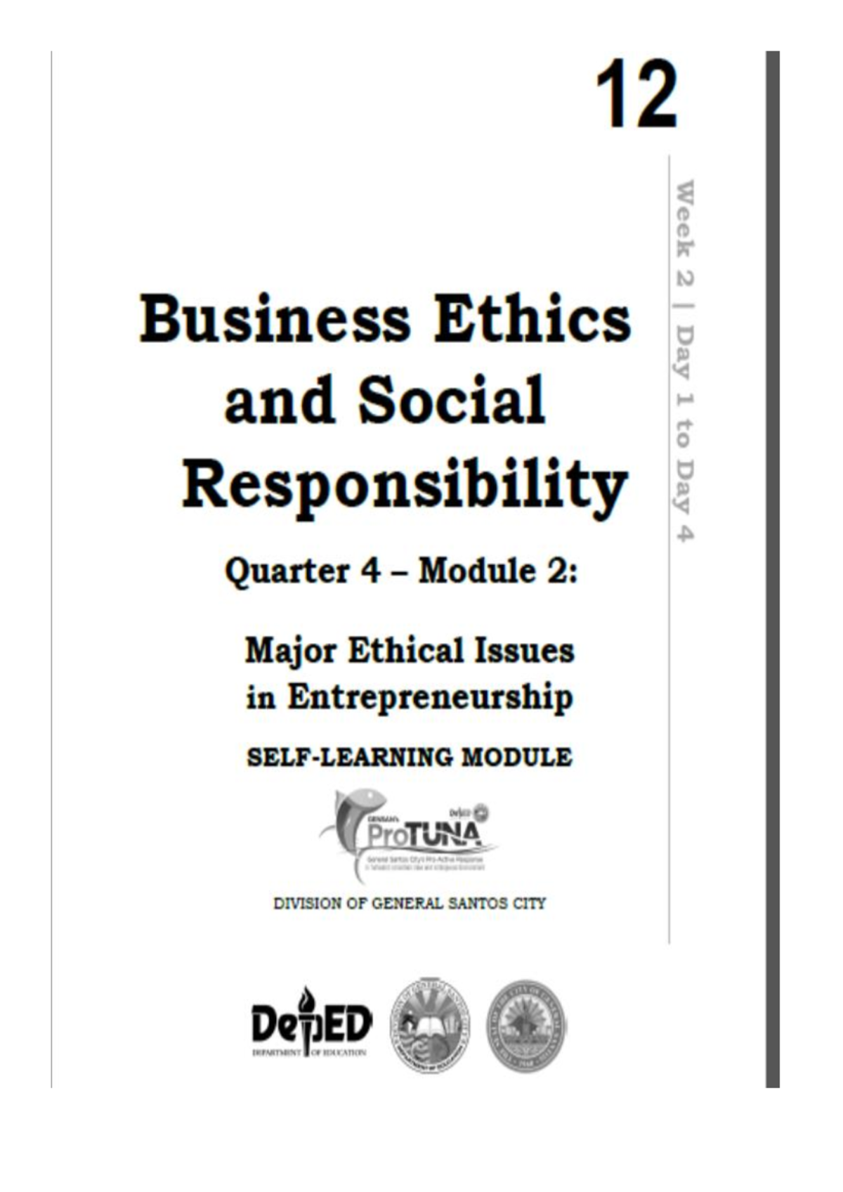 Module-2a - Business Ethics/Corporate Social Responsibility (CSR) - Studocu