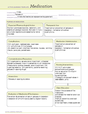 Epinephrine - meds - ACTIVE LEARNING TEMPLATES Medication STUDENT NAME ...