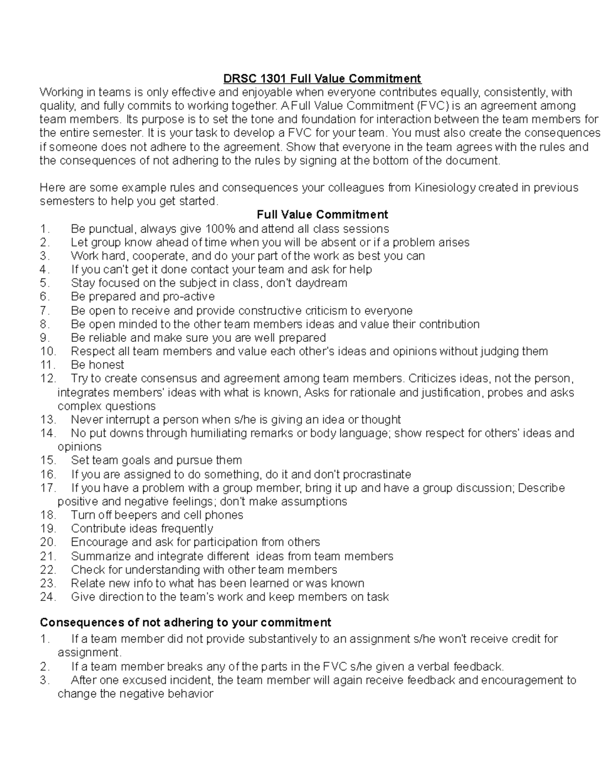 DRSC 1301 Full Value Commitment - DRSC 1301 Full Value Commitment ...