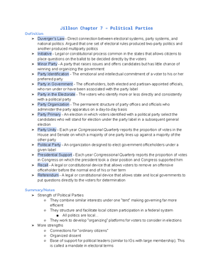 Test 1 Notes - Course taken with Richard Braunstein - Category 1 ...