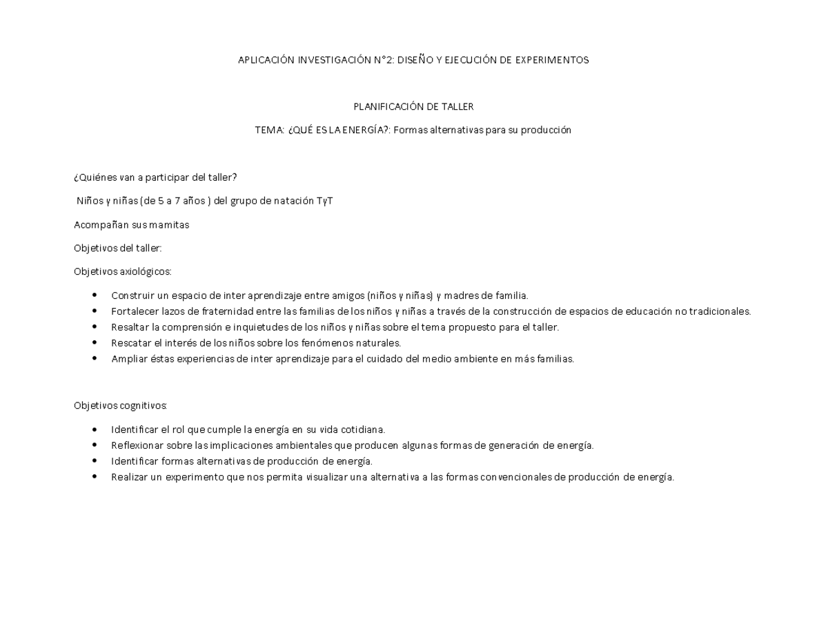 Aplicación de investigación N°2. Elisa Paredes - APLICACIÓN ...