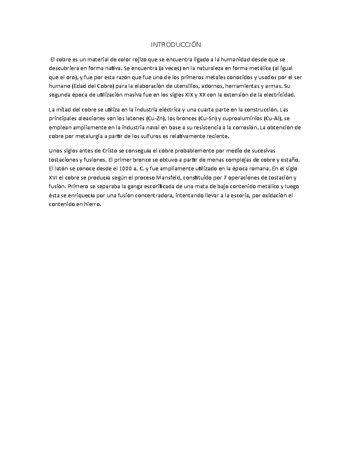 Cobre - diagrama de flujo - El cobre es un material de color rojizo que ...