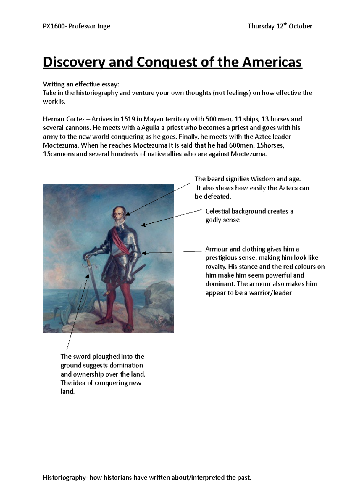 Discovery and Conquest of the Americas - Hernan Cortez Arrives in 1519 ...