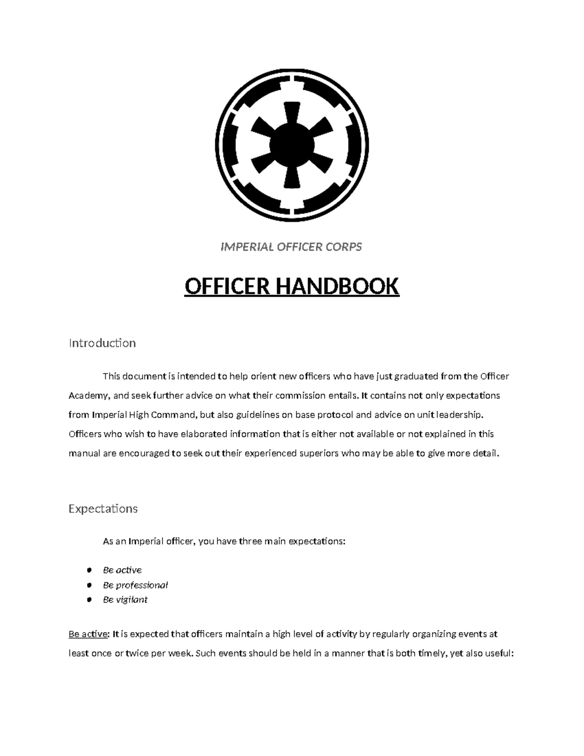 TGE Officer Handbook - Summary The McDonaldization of Society 5 ...
