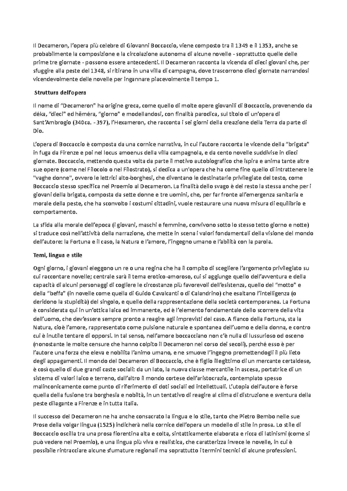 Il Decameron - wddw - Il Decameron, l’opera più celebre di Giovanni ...