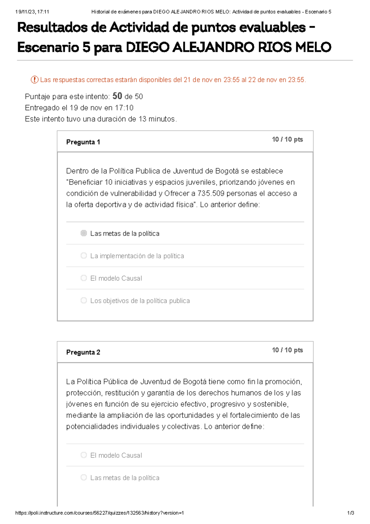 Actividad de puntos evaluables - Escenario 5 - - Studocu