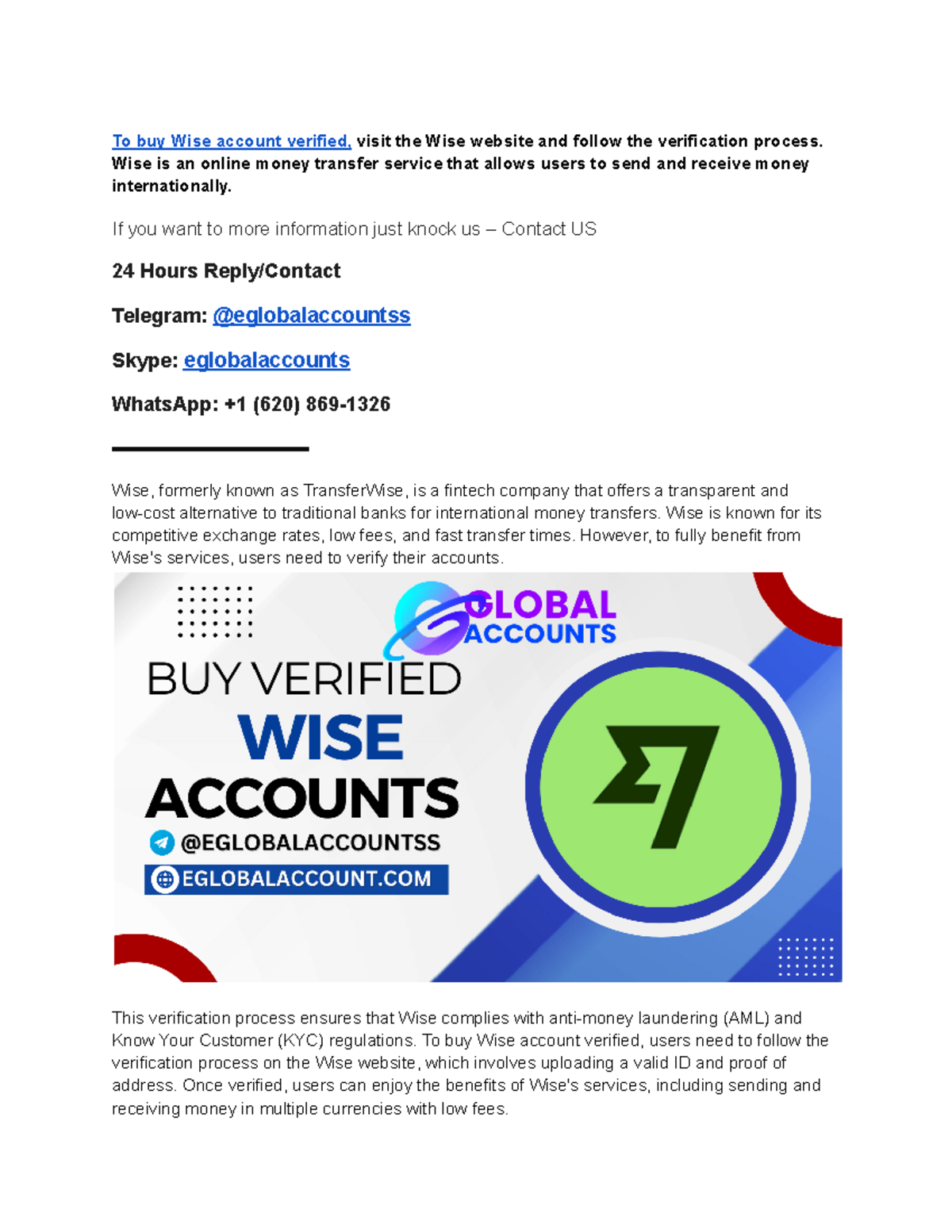Buy Wise account verified - Wise is an online money transfer service ...