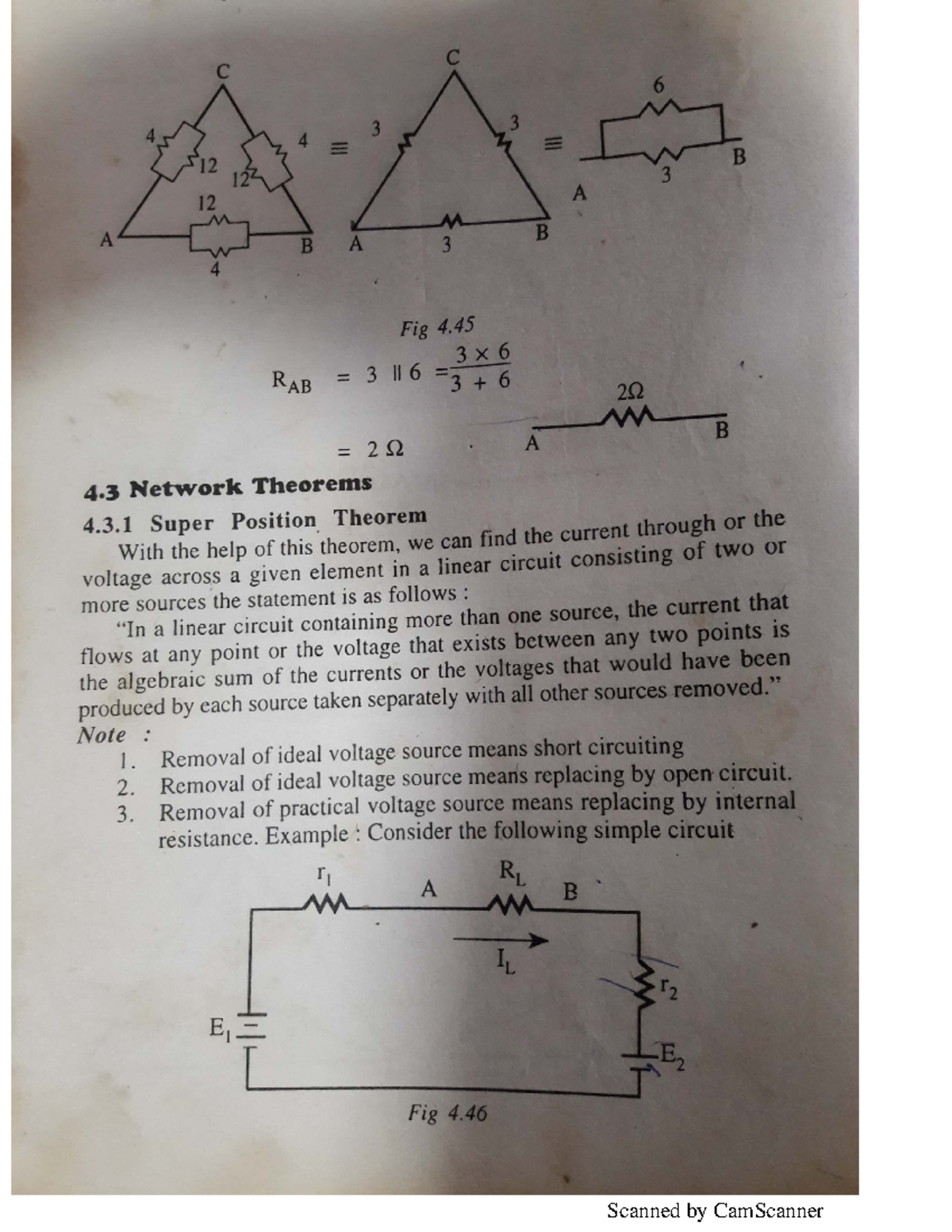 Network Theorems - Unit 1 - Basic Electrical And Electronics Engineering - Studocu