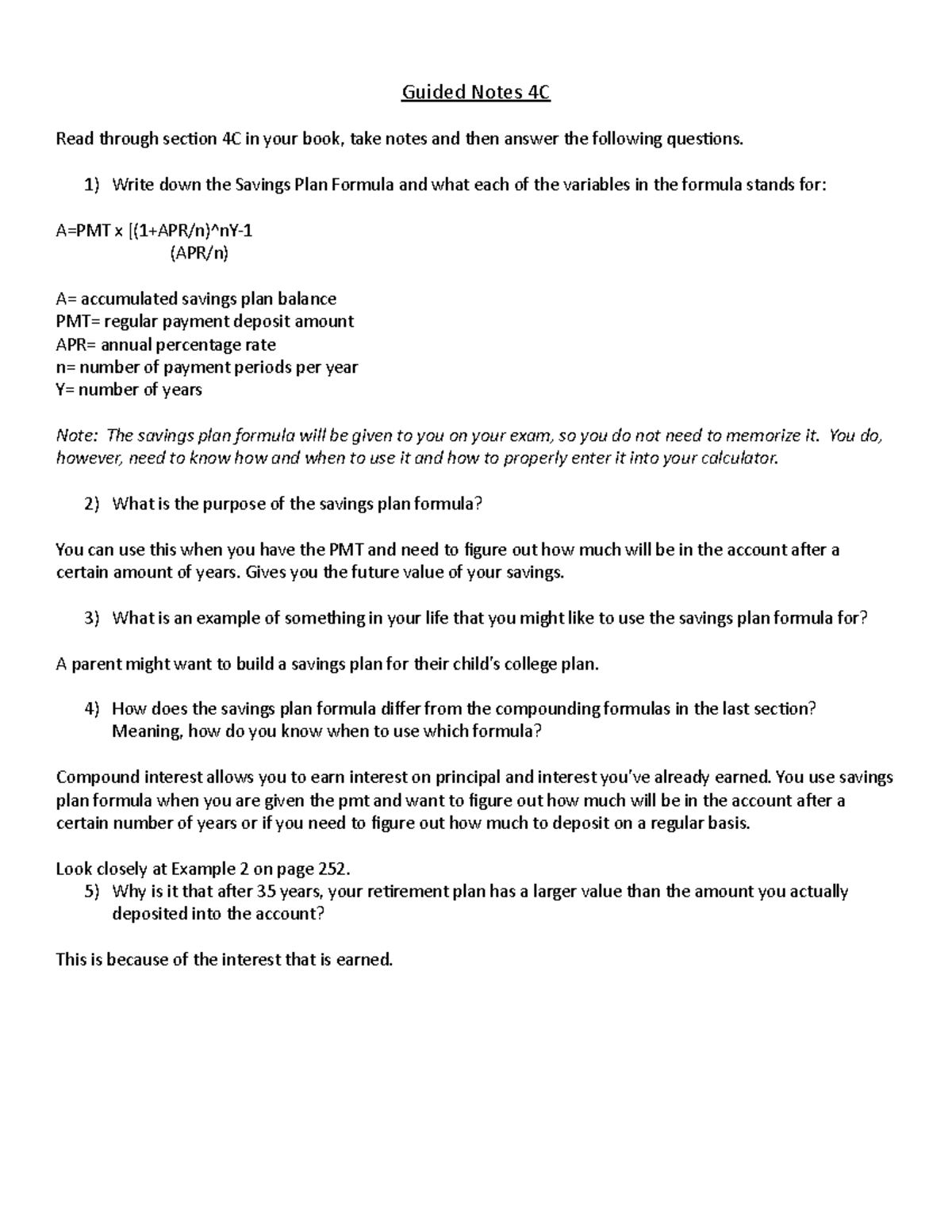 Guided Notes (4C) - AV - HOMEWORK - Guided Notes 4C Read through ...