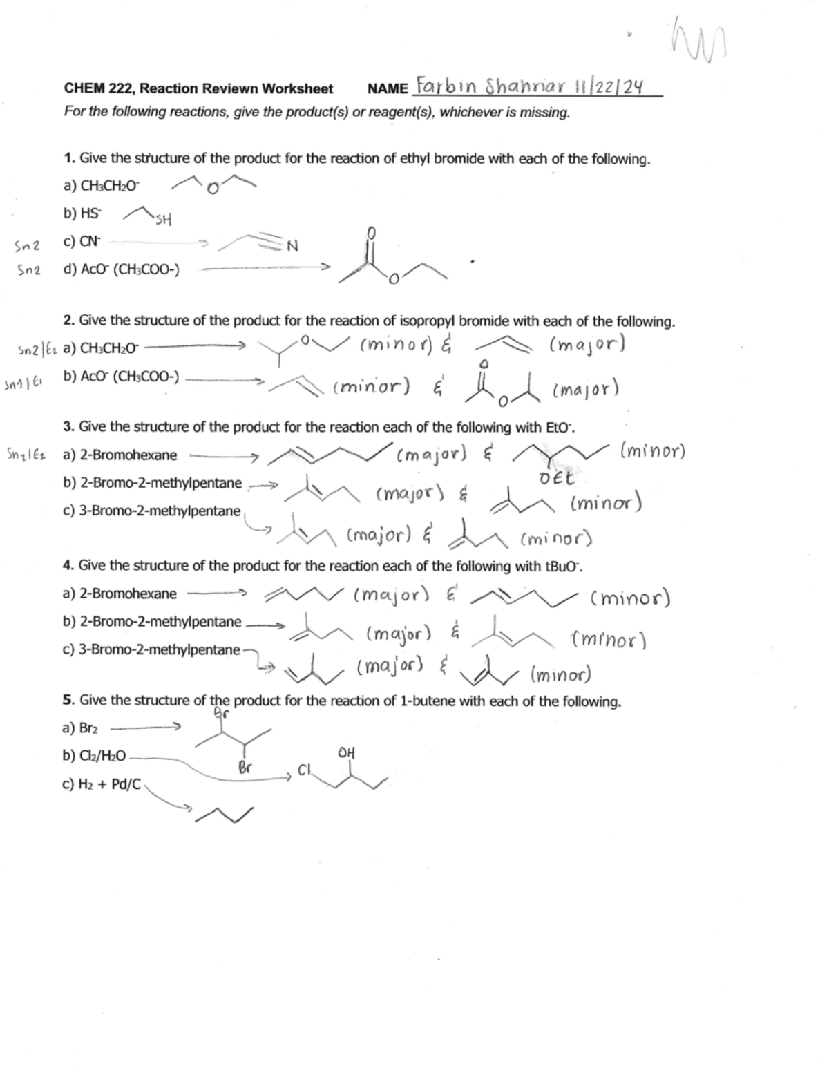Reaction+Reviews+Rec+12 - his CHEM Reaction Reviewn Worksheet NAME ...