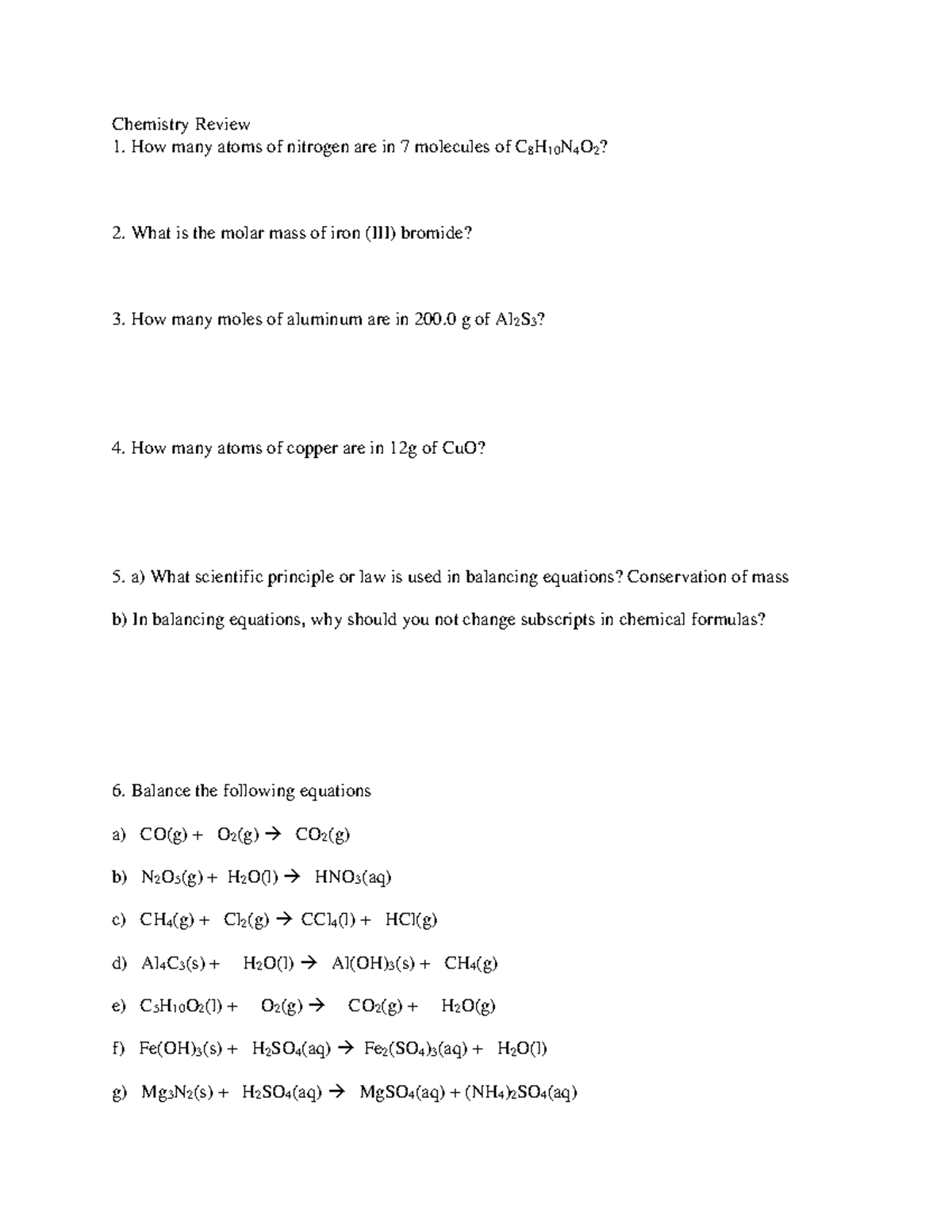 Chemistry Test 1 Review Chemistry Review How Many Atoms Of Nitrogen chemistry-test-1-review-chemistry-review-how-many-atoms-of-nitrogen