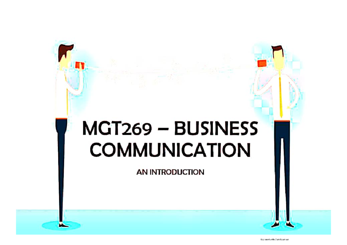 MGT269- Chapter 1 Introduction - Business Communication - UiTM - Studocu