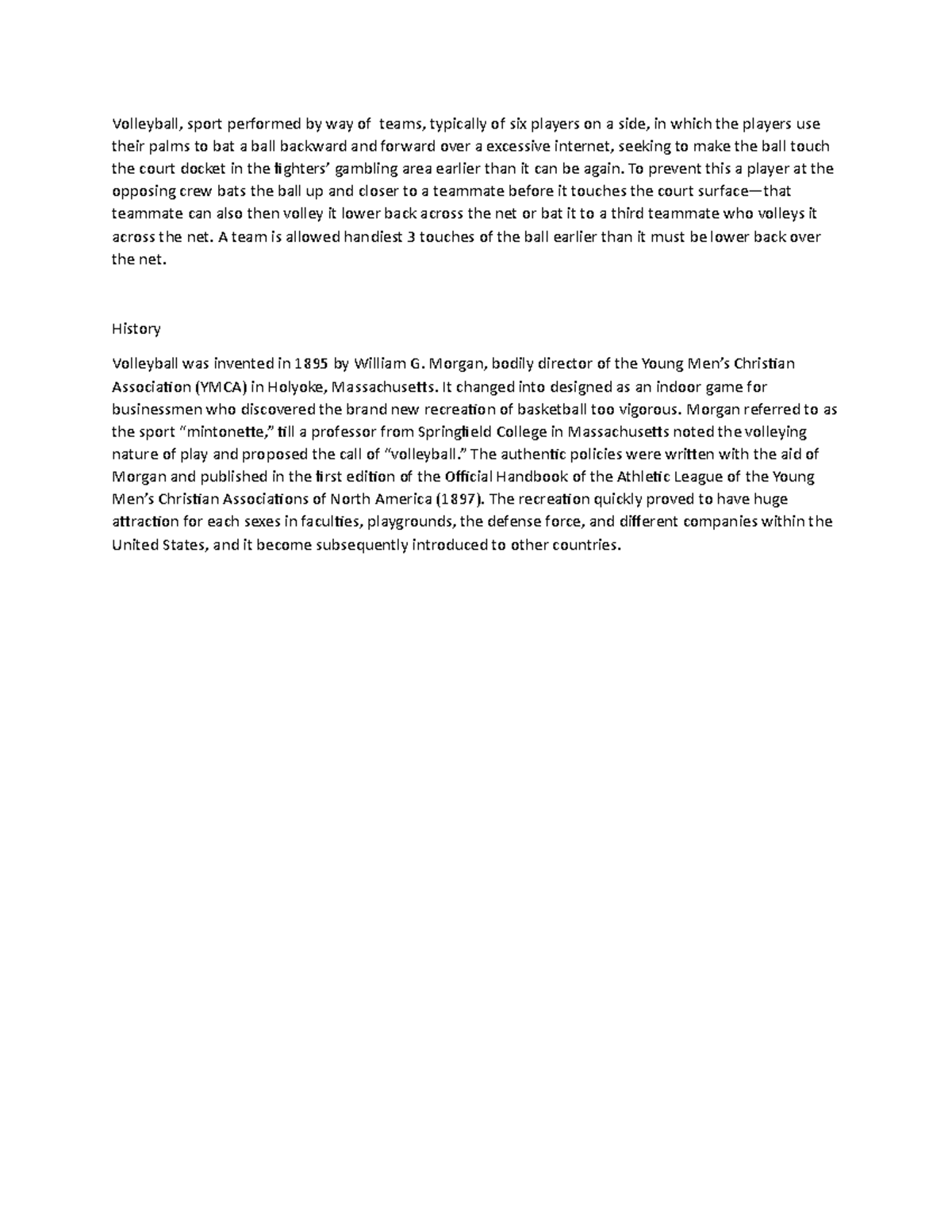 Volleybal article 3 - Activity Leisure - Volleyball, sport performed by ...