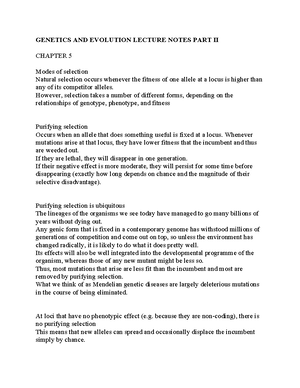 Genetics AND Evolutionary BIO Final Review - GENETICS AND EVOLUTIONARY ...