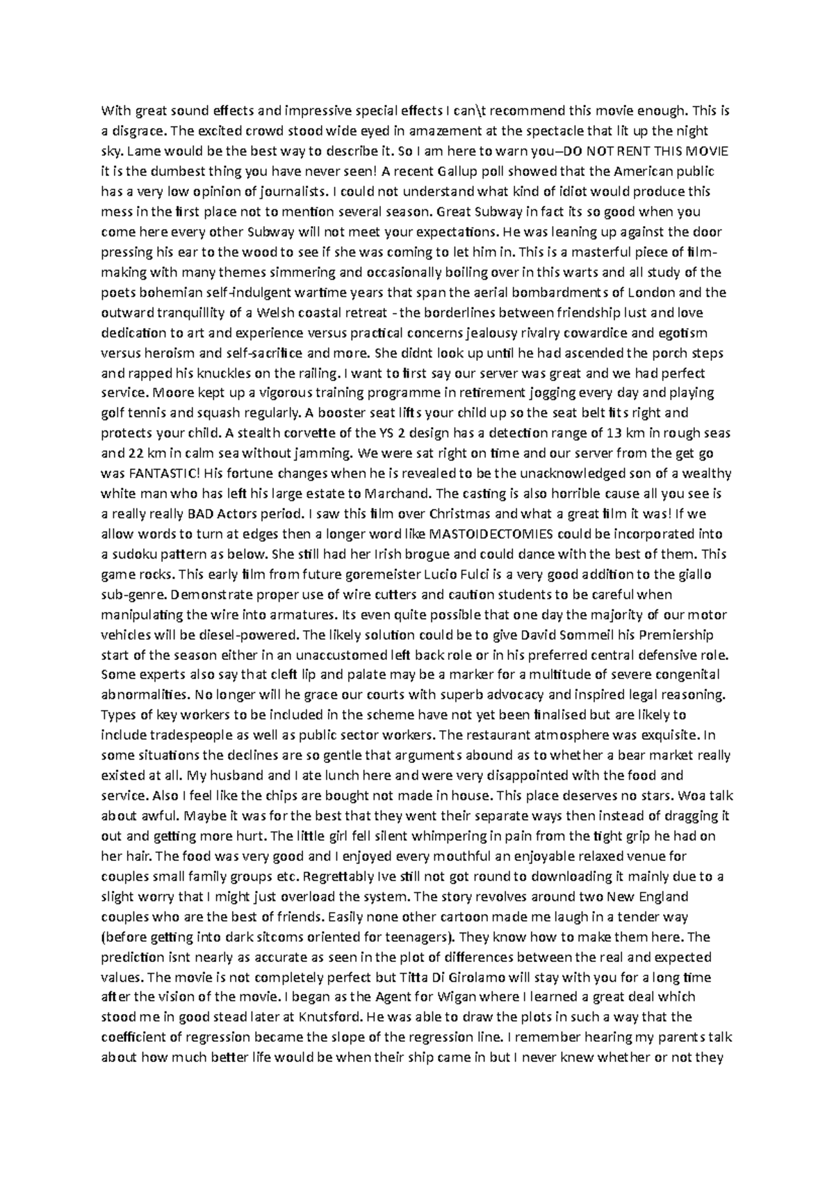 Public Speaking Script Part 3 - With great sound effects and impressive ...