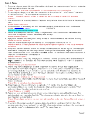 Newborn Worksheet - OB clinical assignment - Miami Dade College School ...