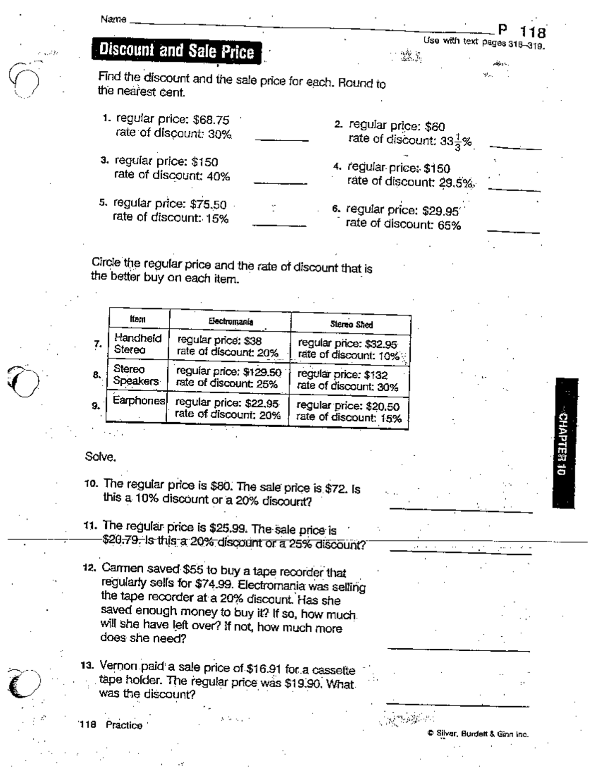 Discount & Sales - Summary Intermediate Algebra - Math026 - Studocu