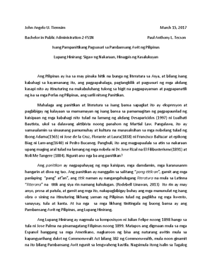 Phil. Consti. Article 3- Meaning - Article 3: BILL OF RIGHTS Sec. 1: A ...