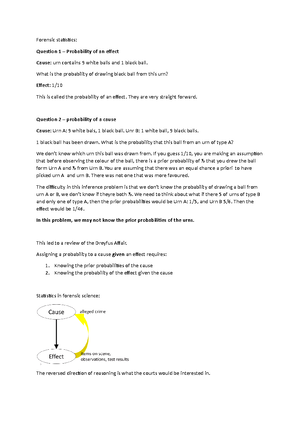 Forensic Statistics Bayes rough guide - Forensic Statistics Bayes ...