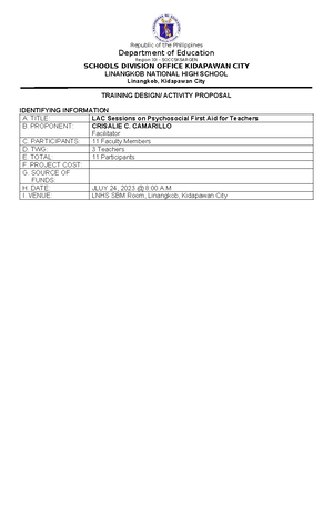 Narrative report 45 - english notes - On February 14th, the SSLG ...