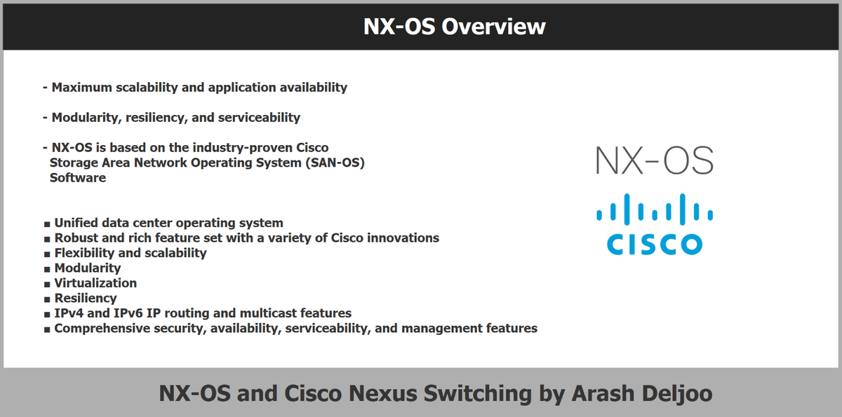 NX-OS Overview - CISCO - Computer Engineering - Studocu