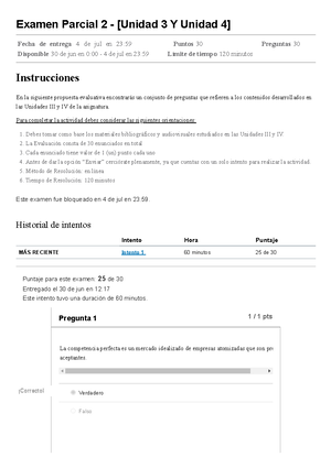 Examen Parcial 2 - [Unidad 3 Y Unidad 4] Introducción A LA Economía - Examen Parcial 2 - [Unidad ...