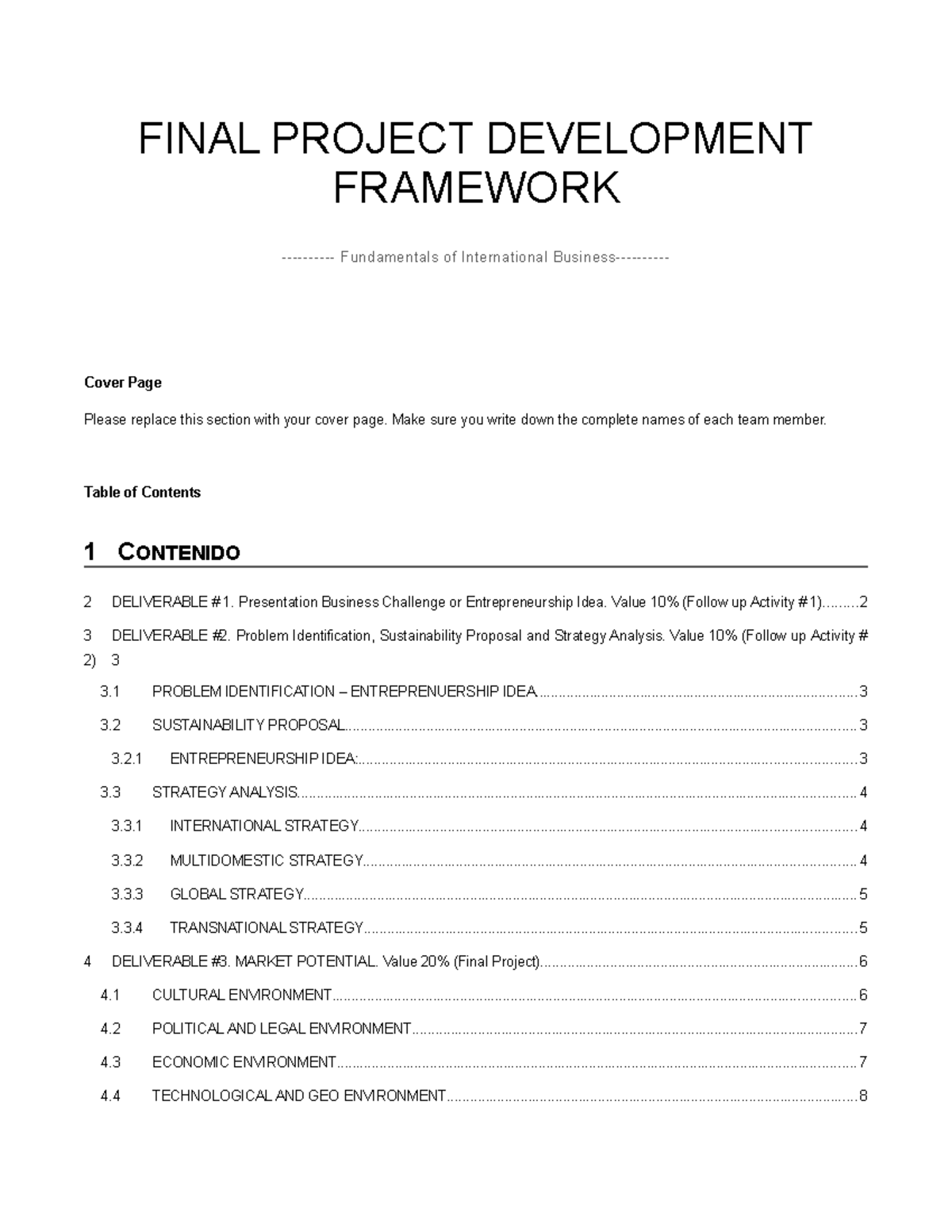 Matrix Follow up activities and Final Project - FINAL PROJECT ...