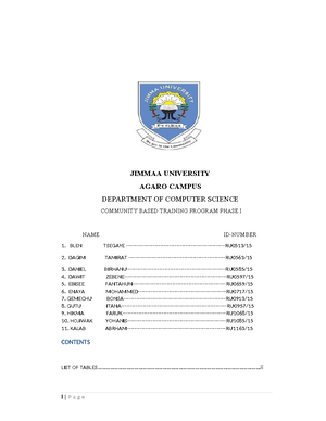 CBTP Phase I print - Community study Research - Socio-demographic ...