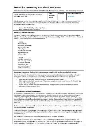 edTPA Lesson Plans - INSTRUCTIONAL PLAN Aligned with the Teacher ...