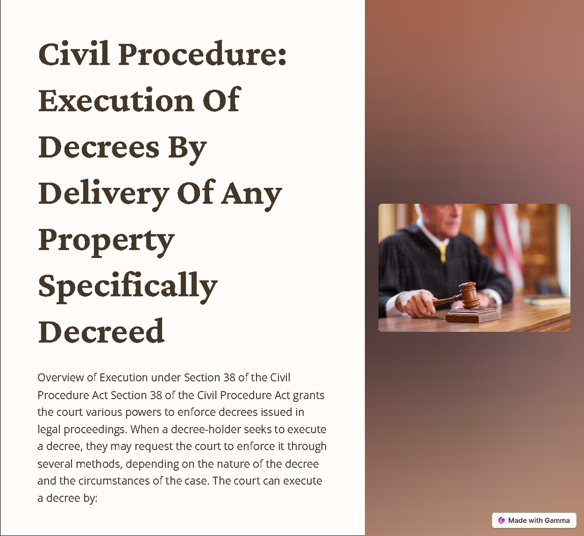 Civil-Procedure-Execution-Of-Decrees-By-Delivery-Of-Any-Property ...