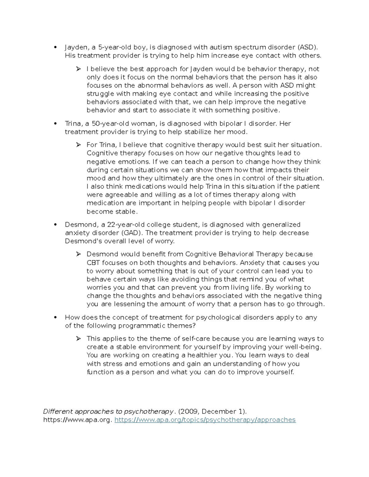 5-1 Discussion - Jayden, a 5-year-old boy, is diagnosed with autism ...