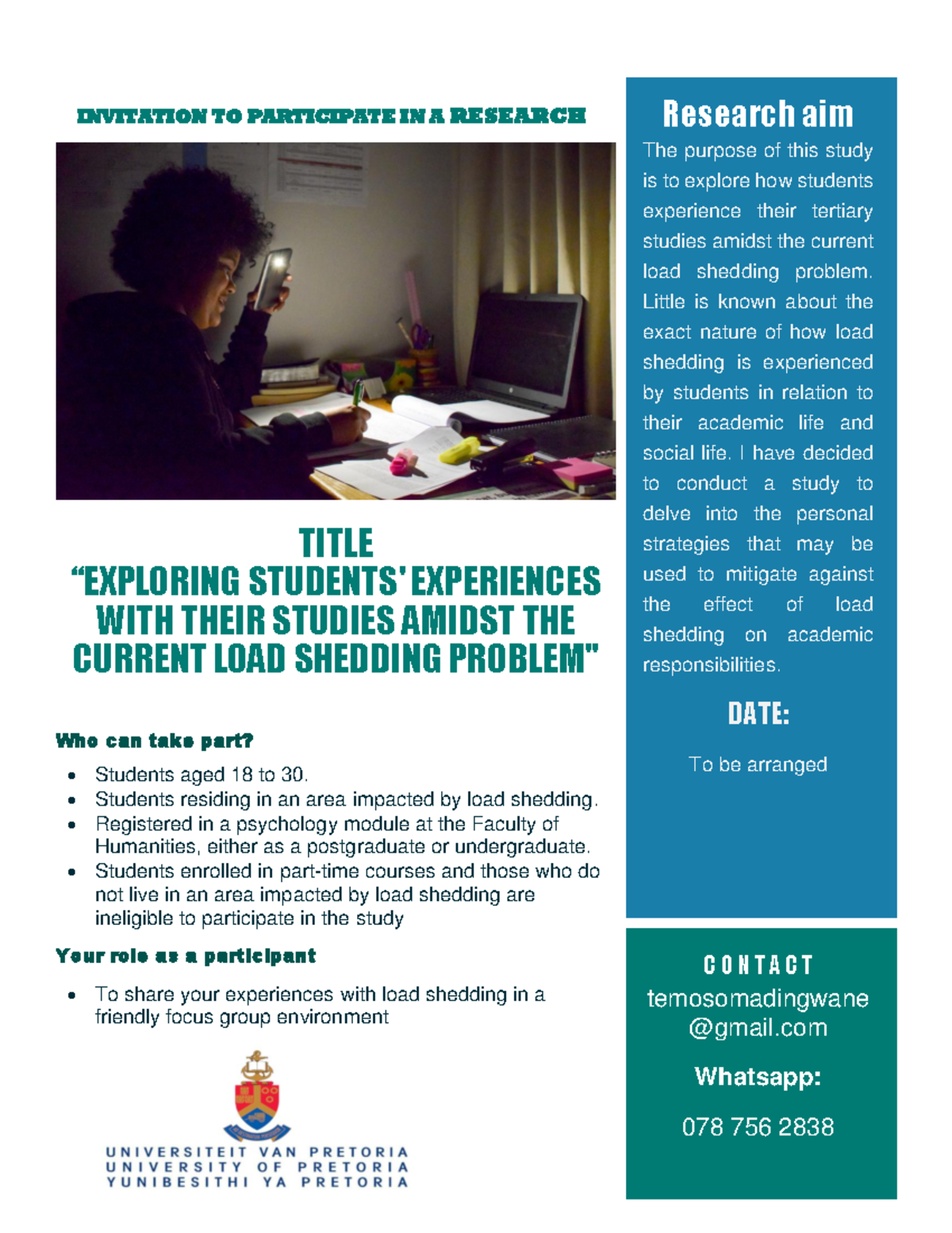 Invitation TO Participate IN A Research 23850745 - INVITATION TO ...