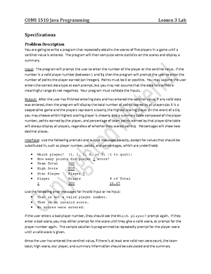 Lesson 3 Lab Instructions - COMI 1510 - CCRI - Studocu