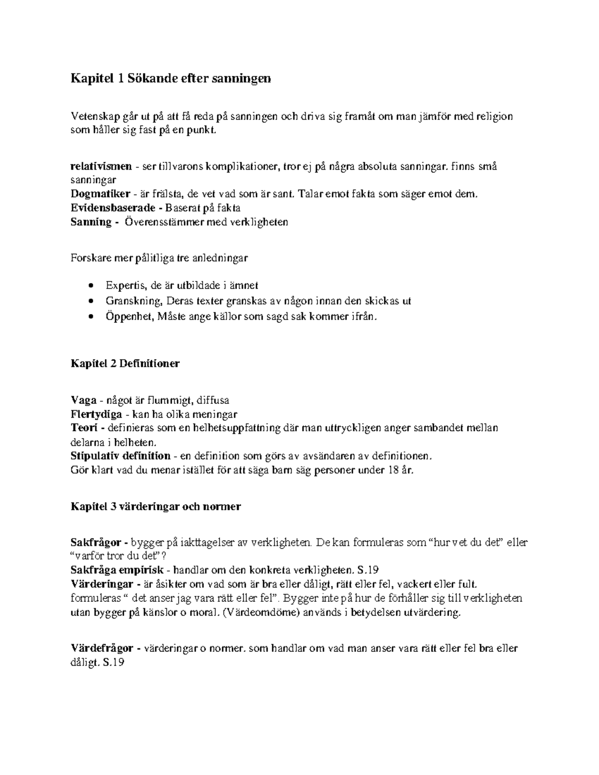 Vetenskapsteori för nybörjare samfat - Kapitel 1 Sökande efter ...