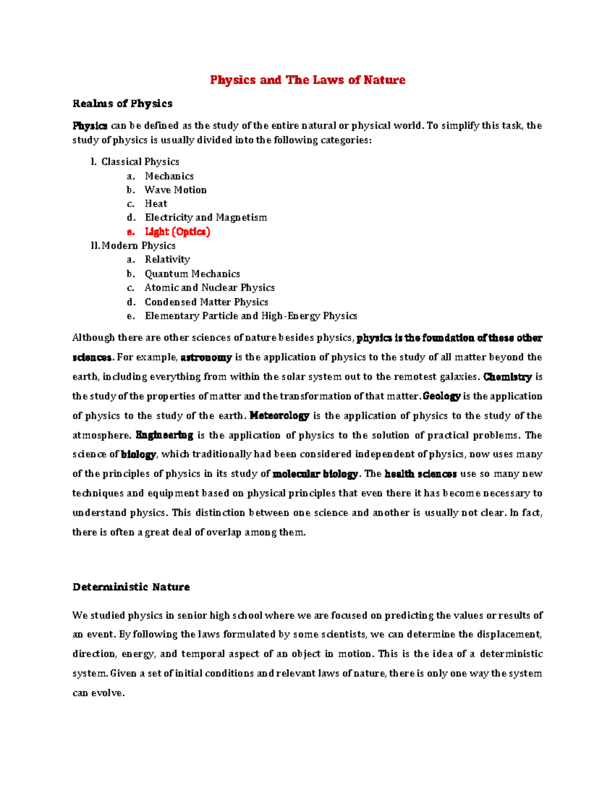 Physics and The Laws of Nature - Physics and The Laws of Nature Realms ...