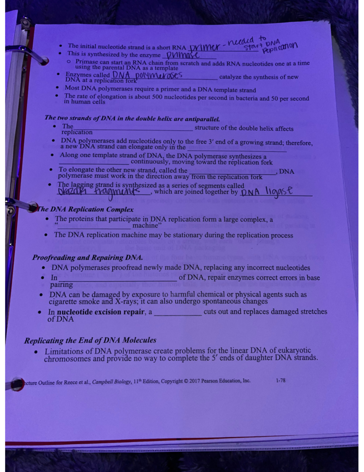 55 - general biology lecture notes - BIO1134 - Studocu