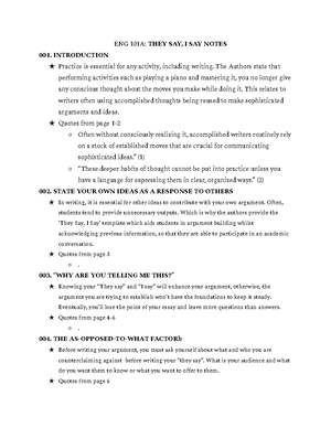 Ch 6 They Say I Say Skeptics May Object Planting a Naysayer in Your ...