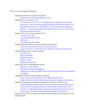 BSC 101 Study Guide - The smallest entity that can be alive is a CELL ...