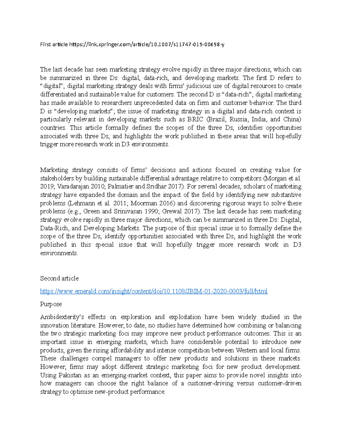 Articles-FOR-FREE - RRLs - First article link.springer/article/10.1007 ...