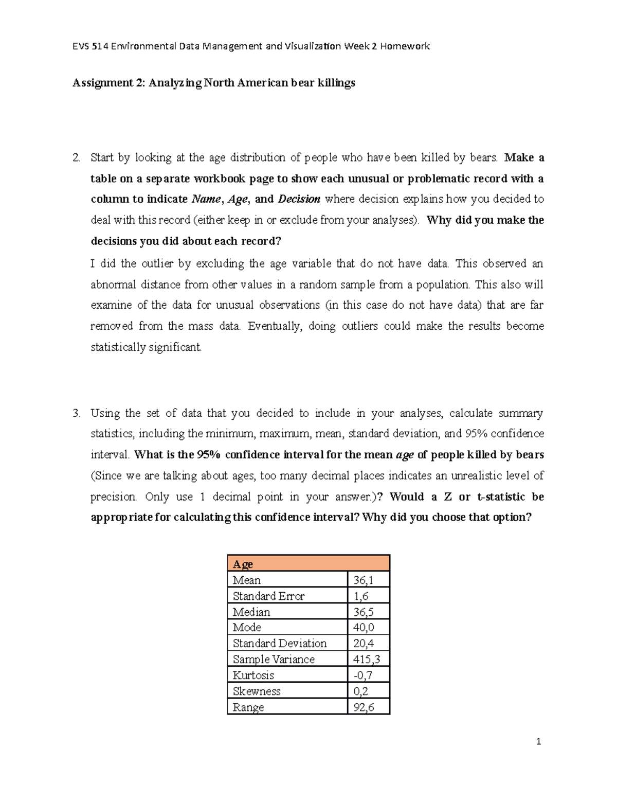 Week2 Homework 2021 - example of assignment in class. - Assignment 2: Analyzing North American ...