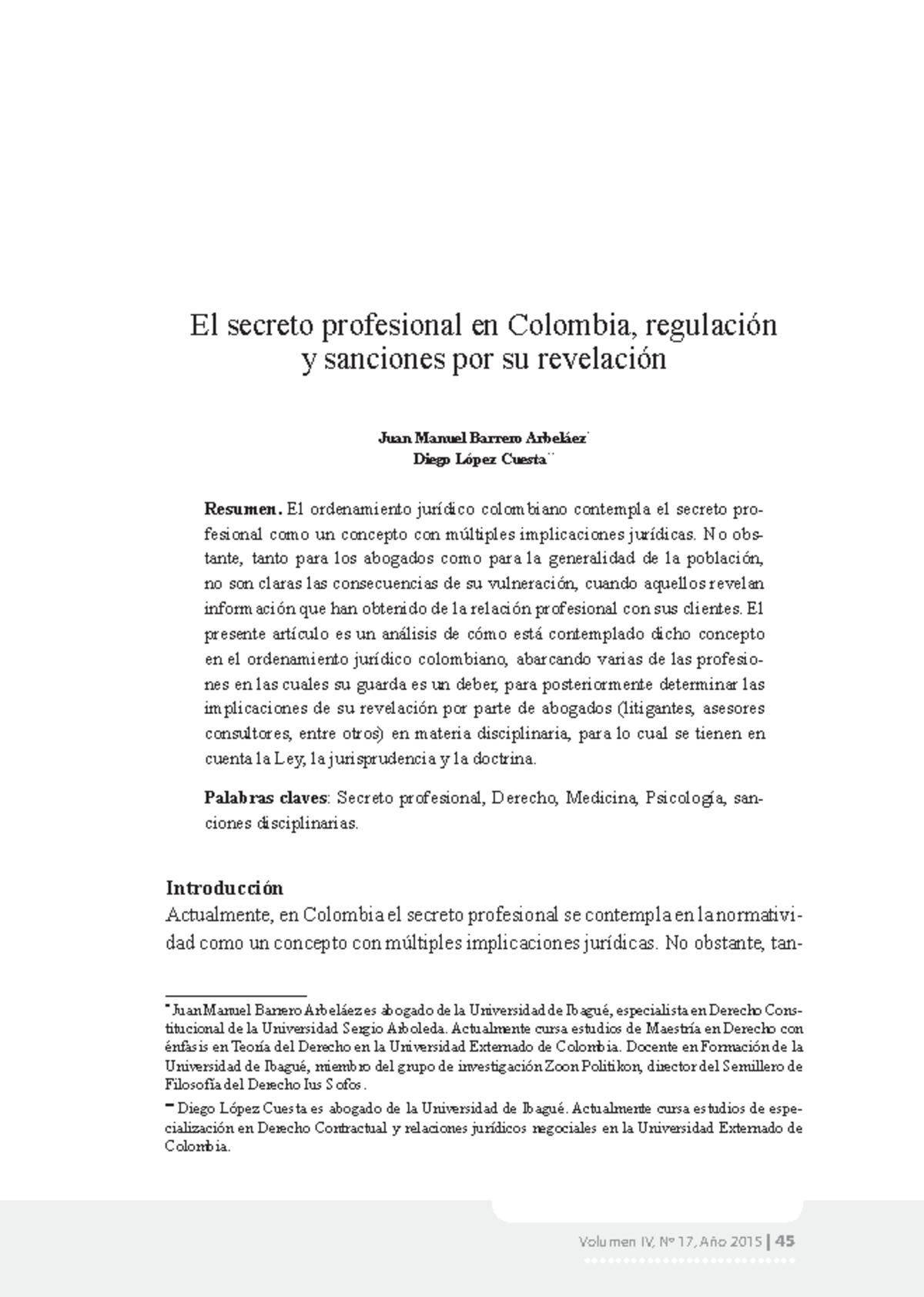 20-Texto del artículo-58-1-10-2018 0719 - Volumen IV, Nº 17, Año 2015 ...