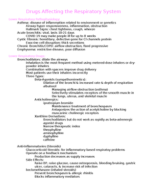 Pharmacology notes - Pharmacology Lecture notes: # Professor Conroy ...