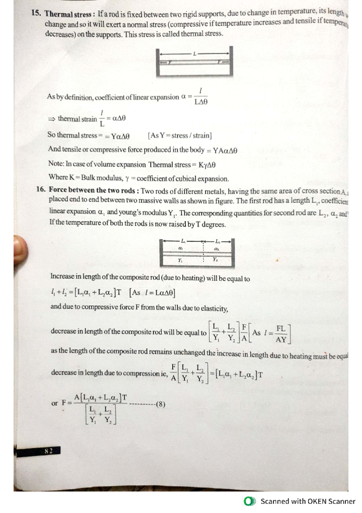 Properties of bulk matter part 2 - Physics - Studocu