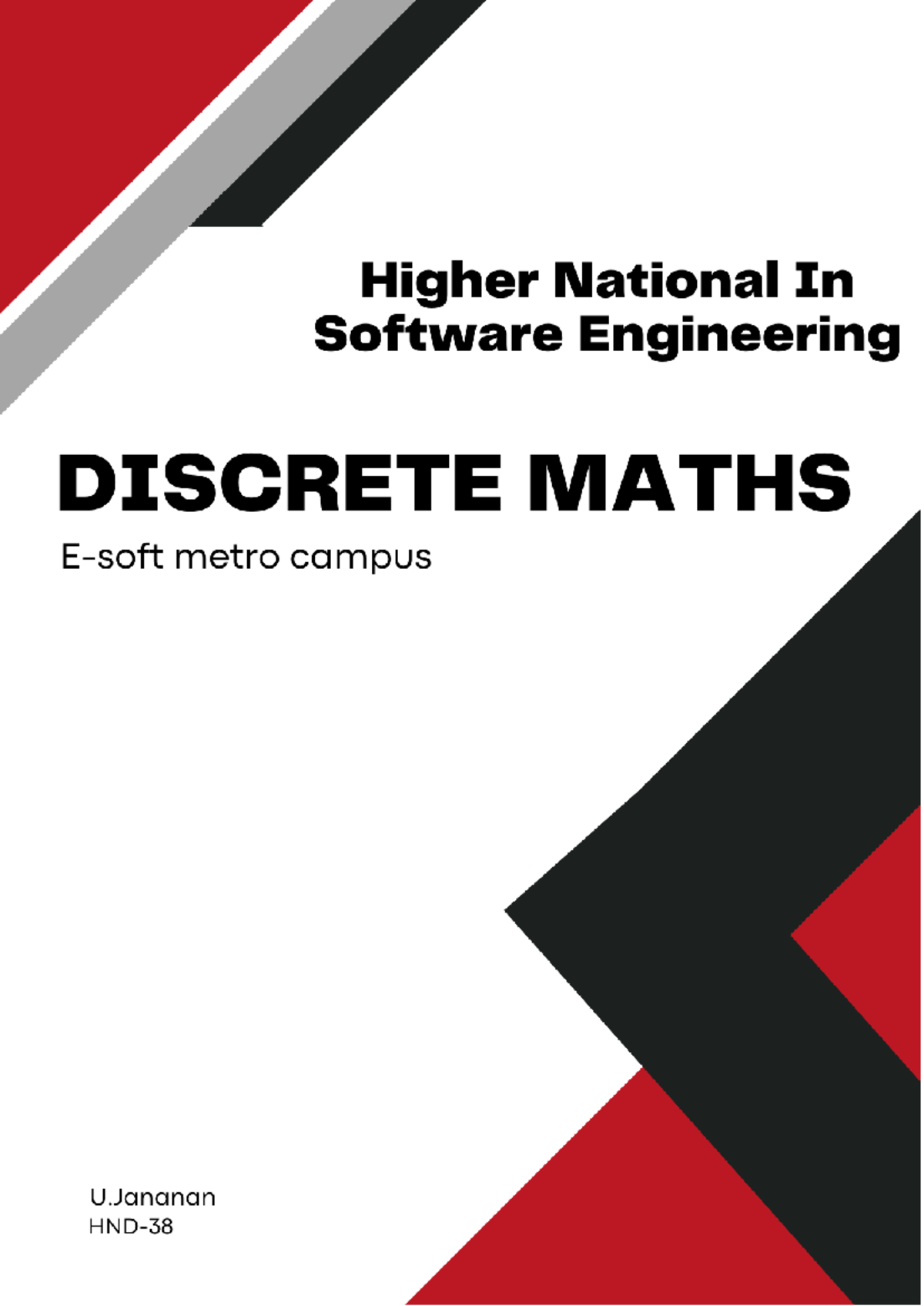 DM- Final Discrete mathematics in software engineering concepts ...