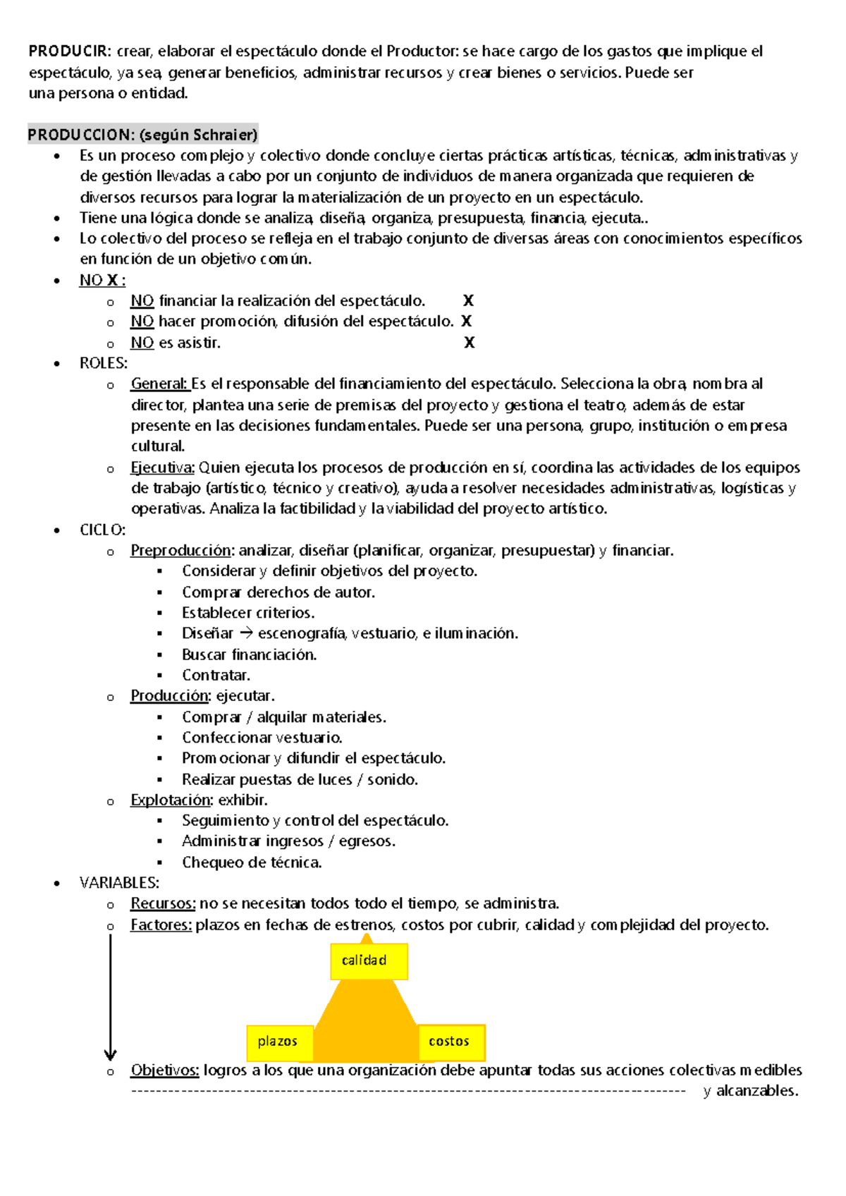 1parte Schraier - Mmnnnn - PRODUCIR: crear, elaborar el espectáculo ...