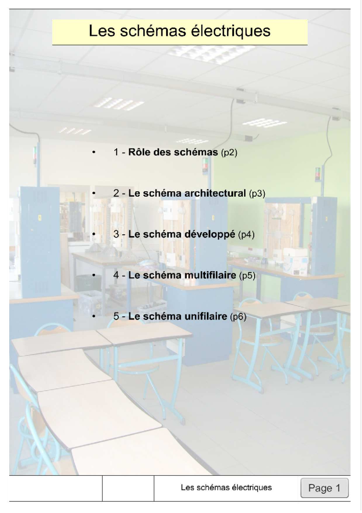 Les-schemas-electriques - schemas et appareillage - Studocu