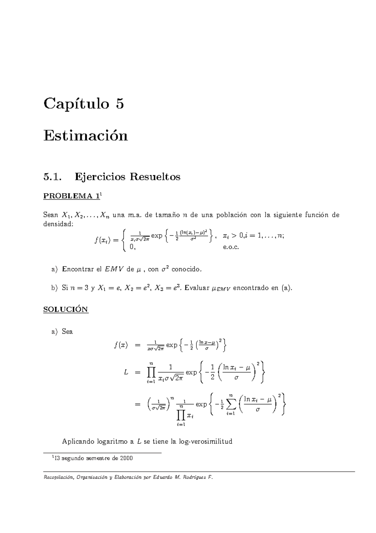 338614684 146000011 5 Estimacion Puntual Resuelto pdf - Cap ́ıtulo 5 Estimaci ́on 5. Ejercicios ...