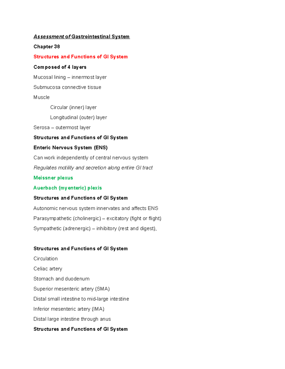 Assessment of Gastrointestinal System - Which action should the nurse ...
